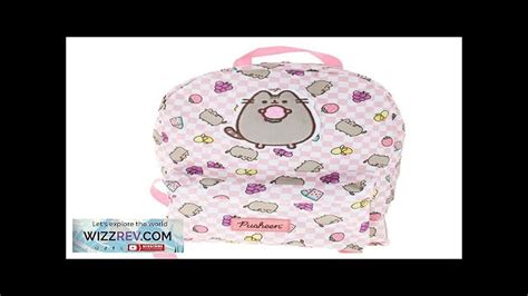 Pusheen Backpack Pink And White Check Pattern With Fruit Review