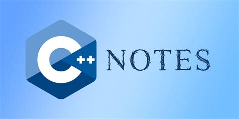 Github Dilshankarunarathne Cpp Notes My Notes On C These May