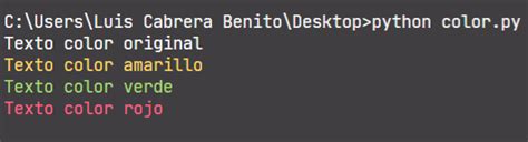 Python Imprimir Texto Con Color Parzibyte S Blog