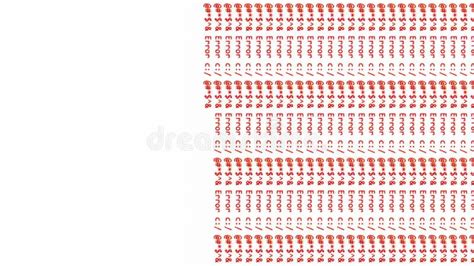Software Failure Warning Alert Error Message Flashing On Screen