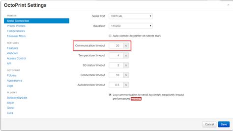 i see a lot of communication timeout messages in the log faq octoprint community forum