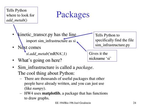 EE 194 BIO 196 Modeling Simulating And Optimizing Biological Systems