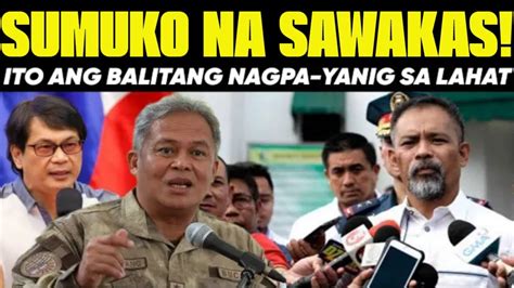 KAKAPASOK LANG MATINDI TO BANTAG SUMUKO NA LIHIM Ni CATAPANG At REMULLA