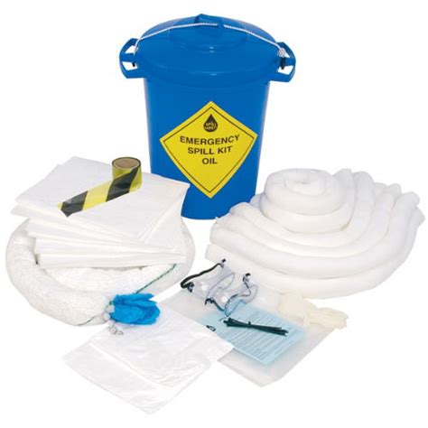 Oil And Chemical Emergency Spill Kits Absorbent Spillage Products Aes