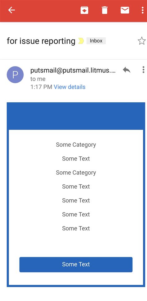 The Text Of Mj Text Does Not Render In Outlook 365 Mobile App Or Gmail