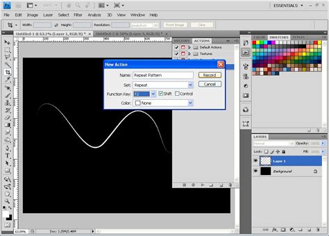 repeating patterns with photoshop actions tipsquirrel