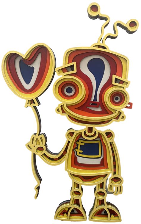 Layered Robot Cloverdesign