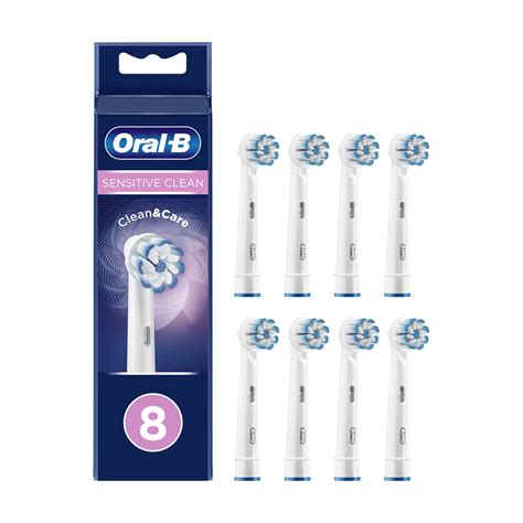 Сменные насадки для электрической зубной щетки Oral-B Sensitive Clean ...