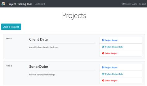 GitHub Shivam1808 Project Tracking Tool Project Tracker Is A Tool