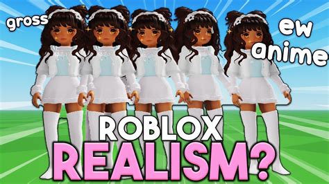 Top 99 Realistic Avatar Roblox đang Gây Sốt Trên Mạng