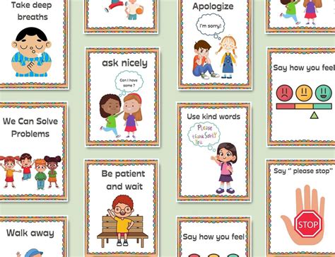 Problem Solving Toolkit For Young Learners 14 Calming Corner Posters
