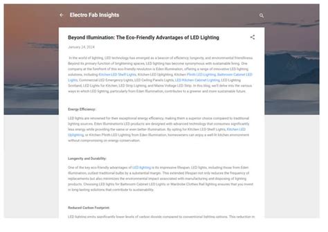 The Eco Friendly Advantages Of Led Lighting Pdf