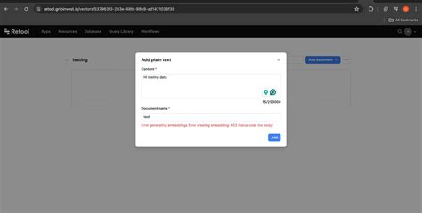 Enable Vectors On Self Hosted 💬 Self Hosted Retool Retool Forum