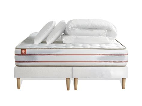 Pack prêt à dormir matelas LE DOUX 160x200cm Mémoire de forme Ep