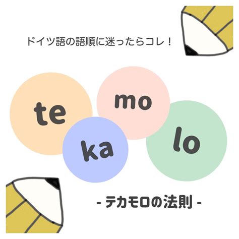 ドイツ語作文、語順に迷ったらコレ！te･ka･mo･loテカモロの原則を覚えよう Vollmond