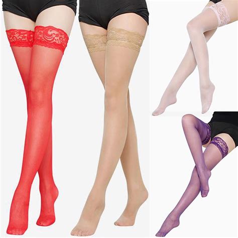 Sexy Thigh Stocking Lace Tops Stay Up Thigh High Stockings Nightclubs