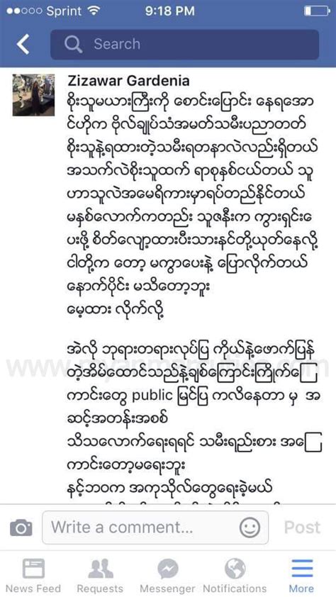 Rumor About Actor Soe Thu And Actress Soe Myat Nandar Shwepann