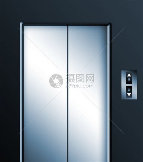 黑色背景的电梯门铬插图插画图片下载 正版图片503085522 摄图网