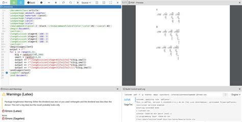 Math Mode Division Not Long Division TeX LaTeX Stack Exchange