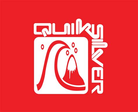 Quiksilver Symbol Brand With Name White Logo Clothes Design Icon
