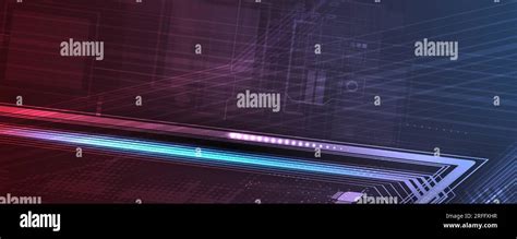 Abstract Structure Circuit Computer Cube Technology Business Background Stock Vector Image Art