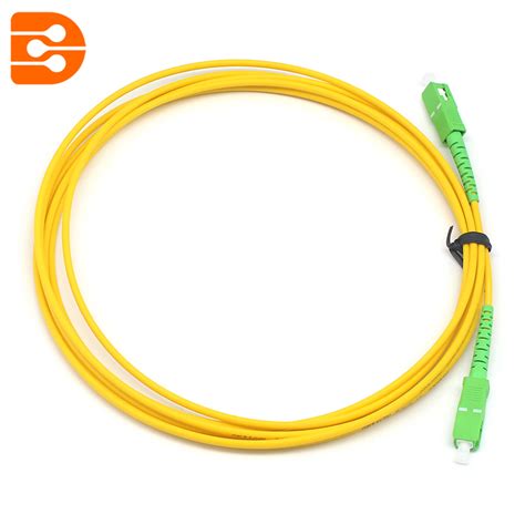 Simplex SC APC To SC APC SM Fiber Optic Patch Cord From China Manufacturer DOWELL INDUSTRY