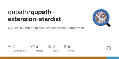 Github Qupathqupath Extension Stardist Qupath Extension To Run Stardist Nucleus Detection