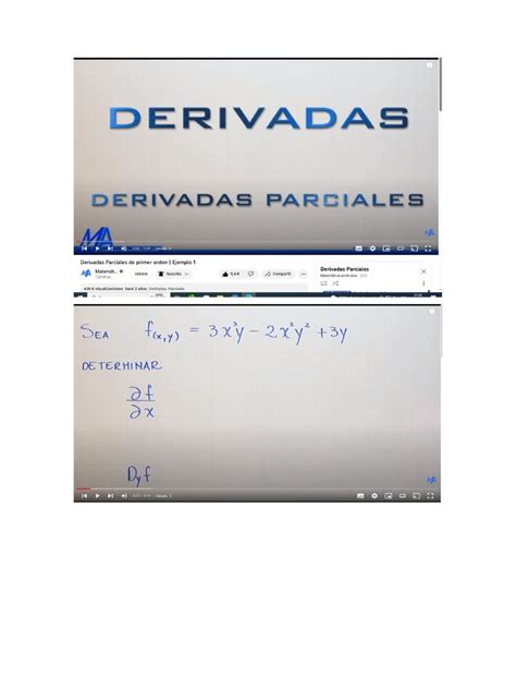 2derivadas Parciales De Primer Orden Ejemplo 1 Pdf