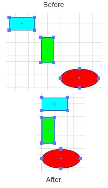 align and distribute