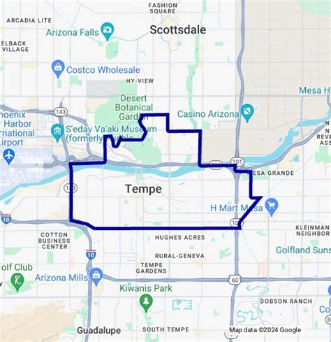 Tempe Az Zip Code Map Winni Karilynn