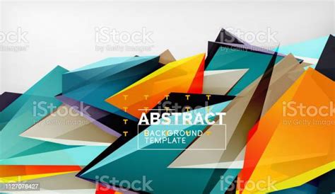 3d 삼각 도형 추상적인 배경 회색 배경 사업 또는 하이테크 개념적 벽지 색상 삼각형 구성 0명에 대한 스톡 벡터 아트 및 기타 이미지 Istock