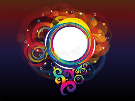 Abstract Artistic Creative Floral Explode Stock Vector Illustration