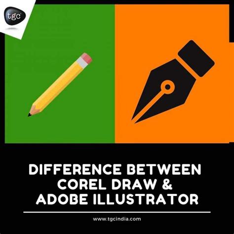 Difference Between Corel Draw Adobe Illustrator Corel Draw Vs Adobe Illustrator
