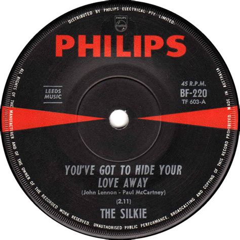 The Silkie You Ve Got To Hide Your Love Away 1965 Vinyl Discogs