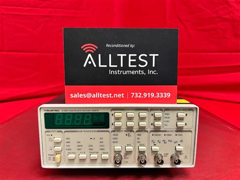 Wavetek 81 Wavetek 50 Mhz Pulse Function Generator 230v 100va Max