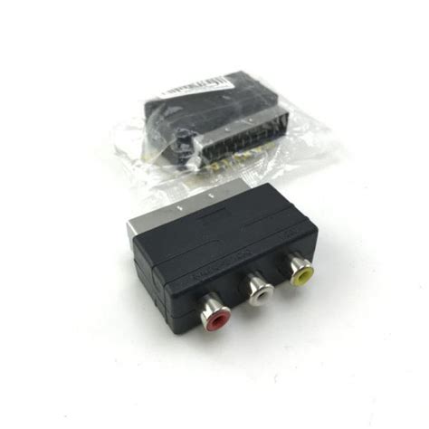 Переходник SCART (AF) на 3RCA (AM) без переключателя - купить с ...