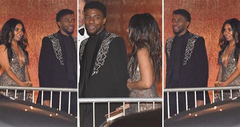 Black Panther Star Chadwick Boseman Spotted Leaving Oscars Party With Actress Regina Hall
