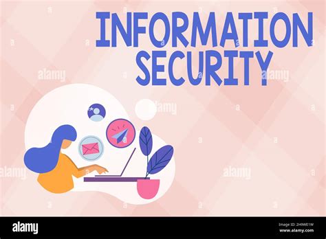 Text Sign Showing Information Security Business Idea Infosec Preventing Unauthorized Access