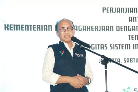 Kemnaker Dan Kadin Teken MoU Perkuat Sistem Informasi Pasar Kerja Dan