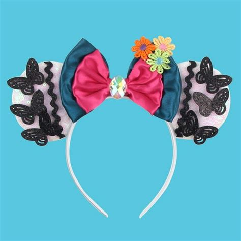 Diadema Con Orejas De Mickey Mouse Para Niña Lazo Para El Pelo De