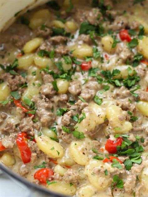 Cheesy Beef Macaroni One Pot Meal Simply Made Eats