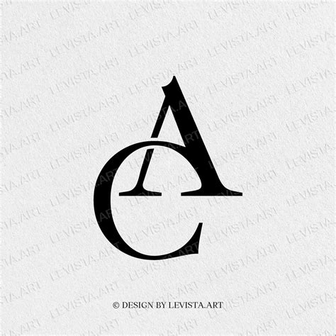 Ac Monogram Logo Initials And Letter Logo Design