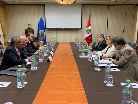 Oea On Twitter El Grupo De Alto Nivel De La Oeaenperú Se Reunió Con