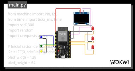 Pantalla Proyecto Wokwi Esp32 Stm32 Arduino Simulator