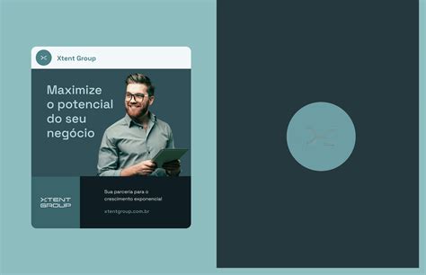 Xtent Group Nova Identidade Visual Behance