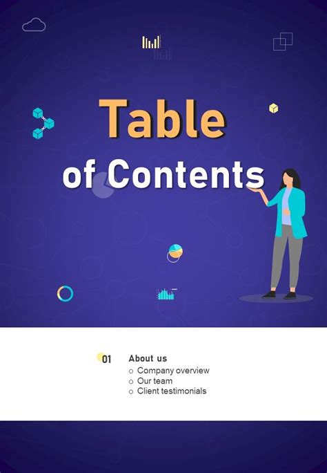 Big Data Project Proposal For Table Of Contents One Pager Sample Example Document Ppt Slide