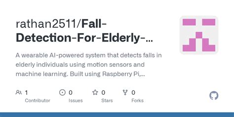 Github Rathan2511fall Detection For Elderly People A Wearable Ai Powered System That Detects