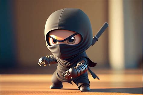 Cute Cartoon Ninja