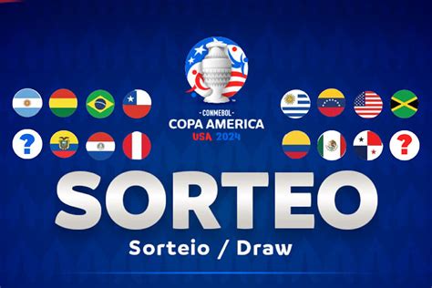 Copa América 2024 Sorteo De La Copa América 2024 En Directo🦝 Conheça O