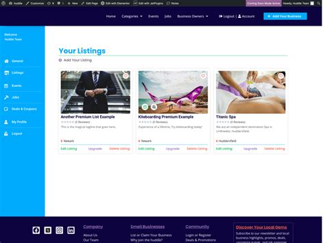 Custom Built Directory Website Upwork